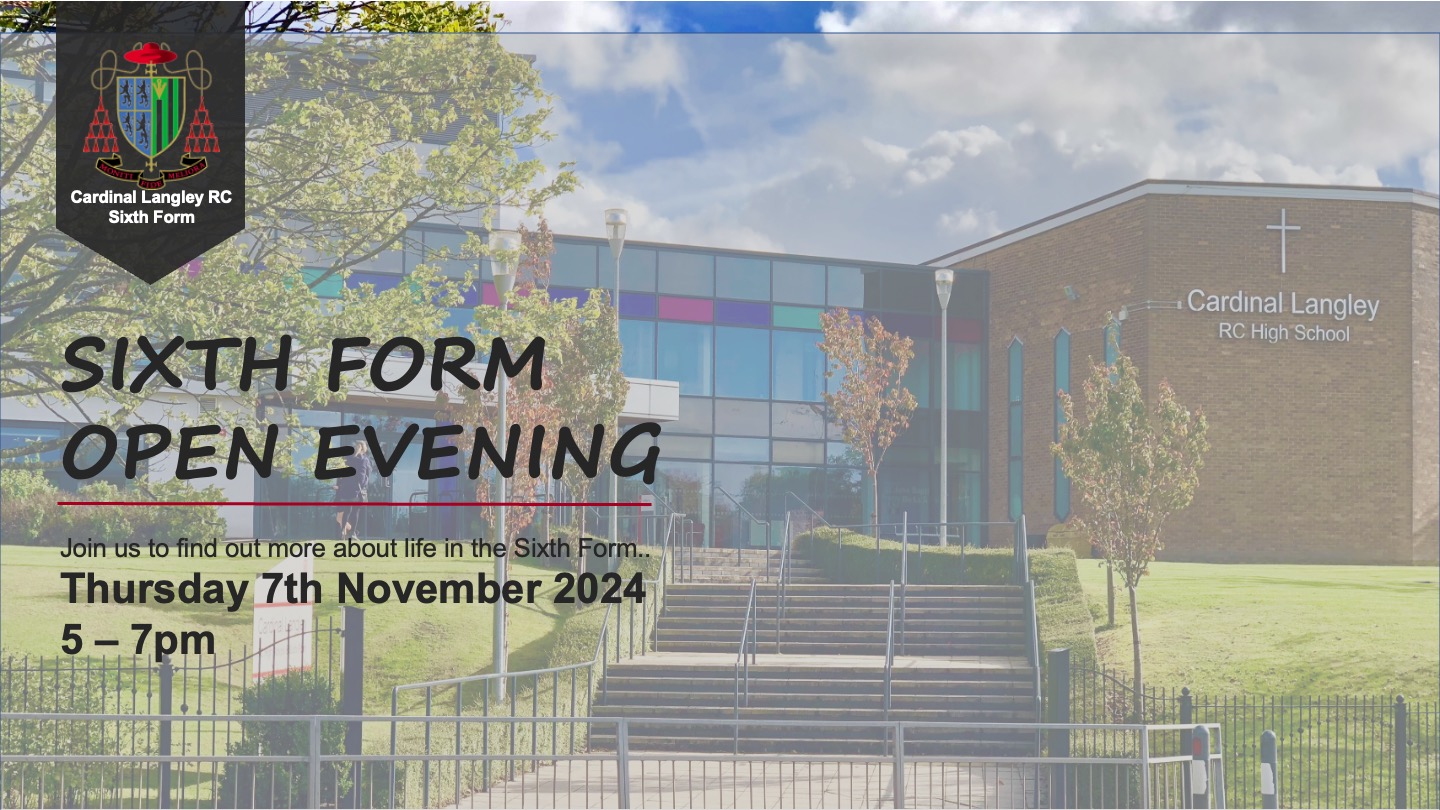 Welcome to Cardinal Langley RC Sixth Form – Cardinal Langley RC Sixth Form